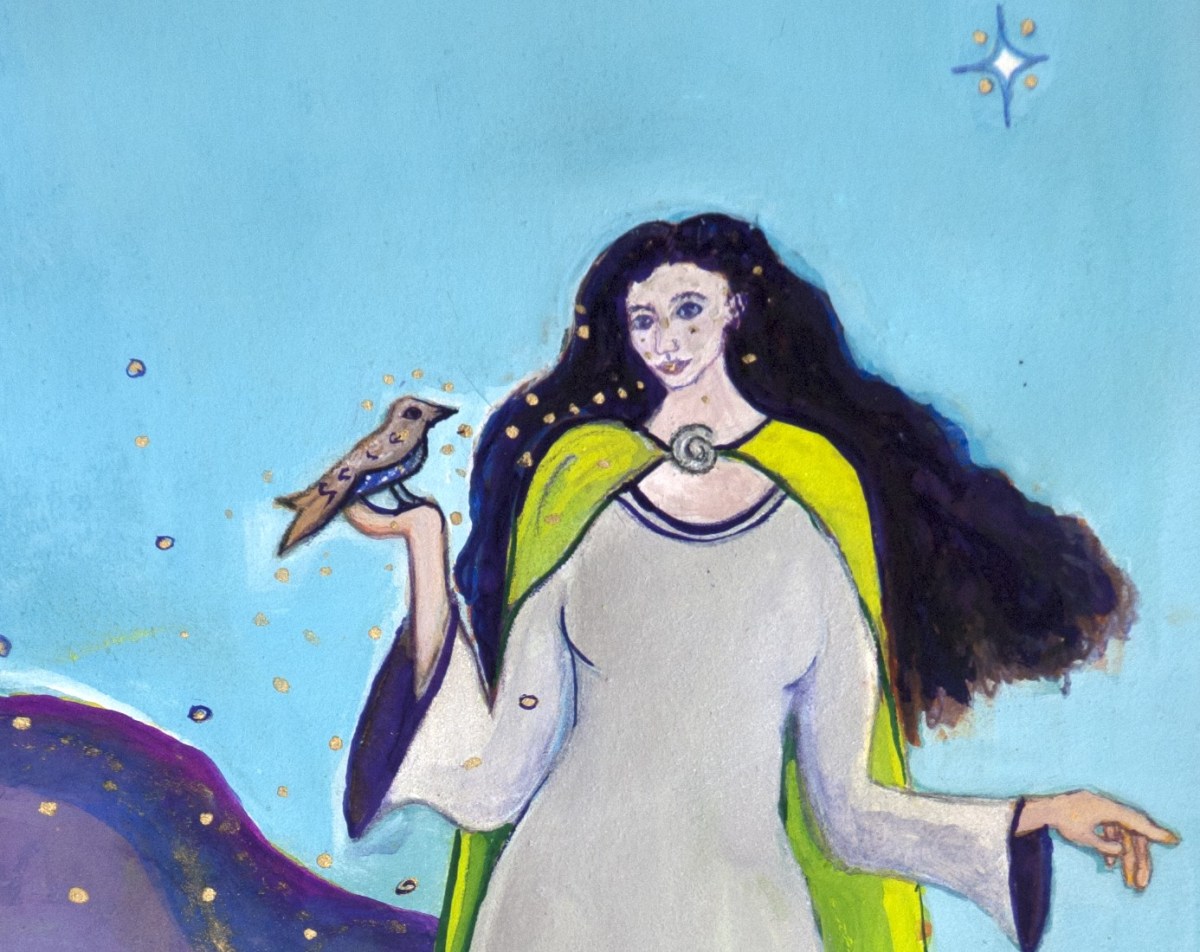 Branwen, Welsh Goddess of Love and Beauty by Judith Shaw