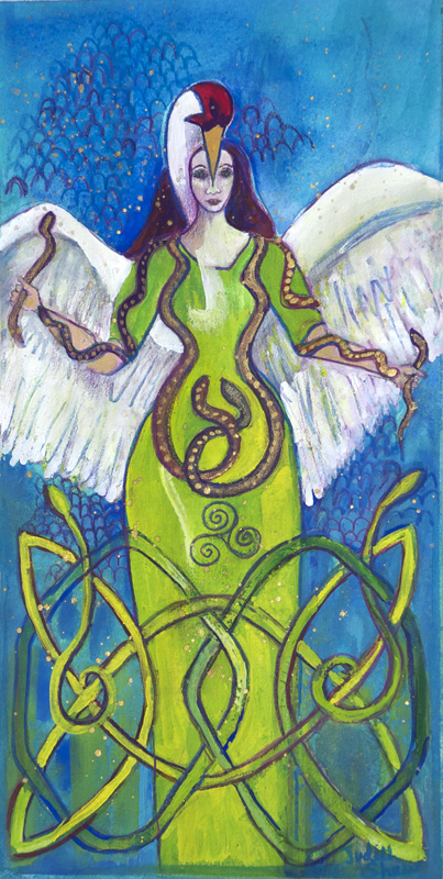 Corra, Celtic Serpent Goddess by Judith Shaw – Feminism and Religion