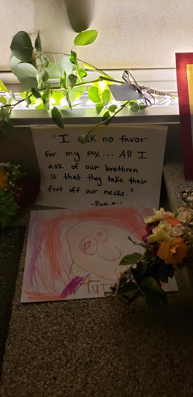 Photo Essay: RBG Memorial by Marie Cartier – Feminism and Religion