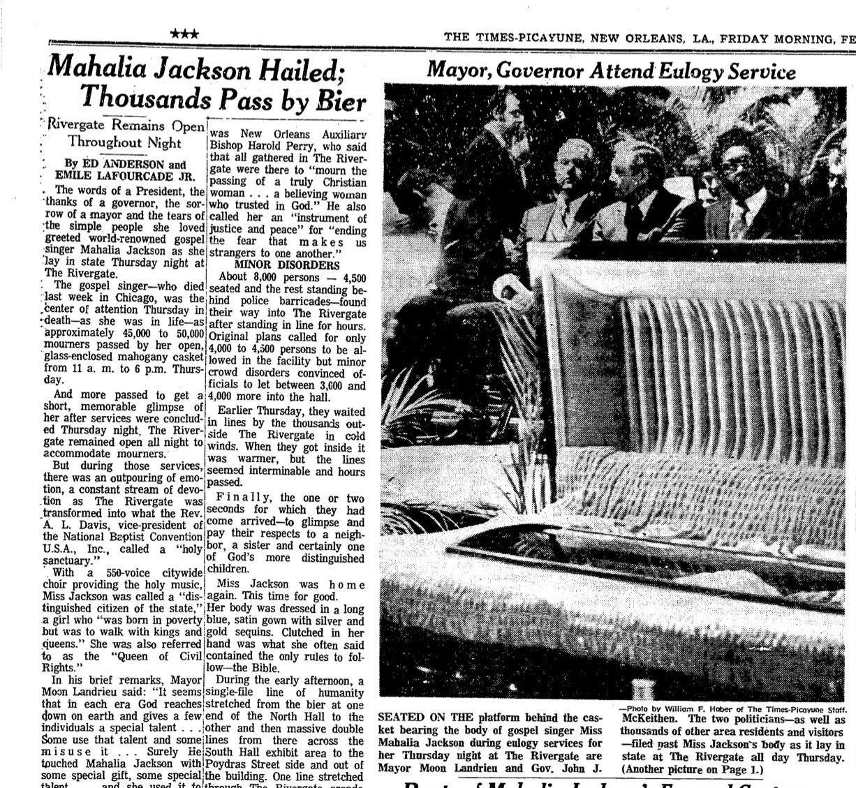 Herstory Profiles: The Queen of Gospel Music, Mahalia Jackson by ...